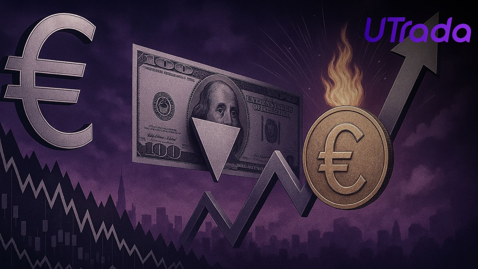 EUR/USD Steady at 1.1700 Ahead of GDP Data, Fed Clues